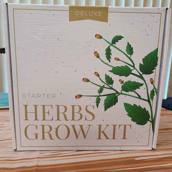 Homegrown | Other | Homegrown Deluxe Starter Herbs Grow Kit Beginner Indoor Garden | Poshmark